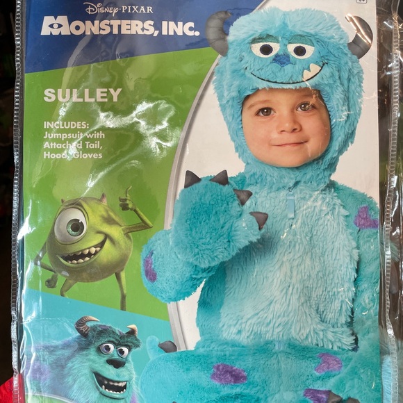 Costumes | Disney Pixar Monsters Inc Sulley Infant Baby Costume Fuzzy ...